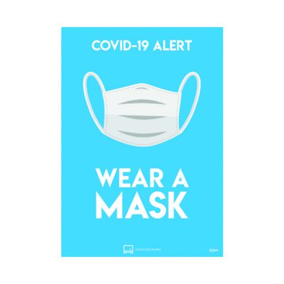 Avery Wear A Mask Poster A4 (Pack of 2) COVWMA4 – Mr Office